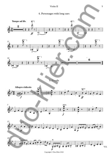 The Carnival of the Animals Suite by Saint-Saëns | Duo Klier